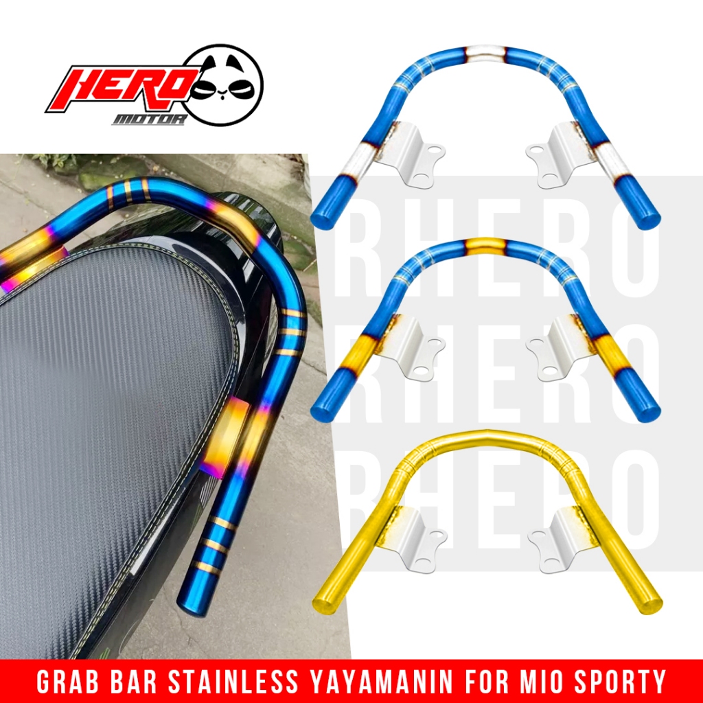 Grad Bar Stainless Yayamanin Titanium for Mio Sporty | Shopee Philippines