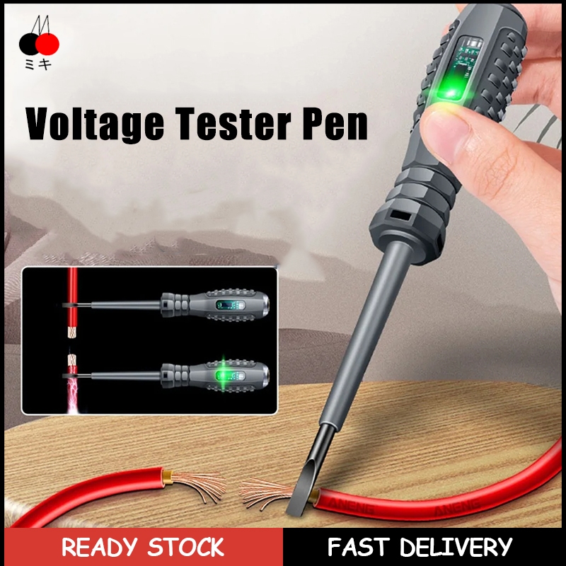 Word/Cross Voltage Tester Pen Voltmeter Power Detector Electrical ...