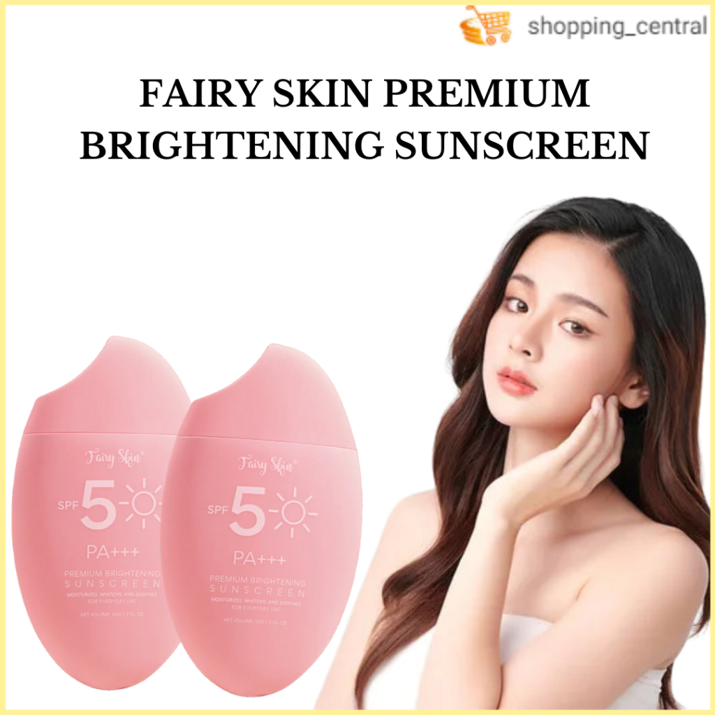FS Premium Fairy Skin Brightening Sunscreen 50grams Whitening Suncreen ...
