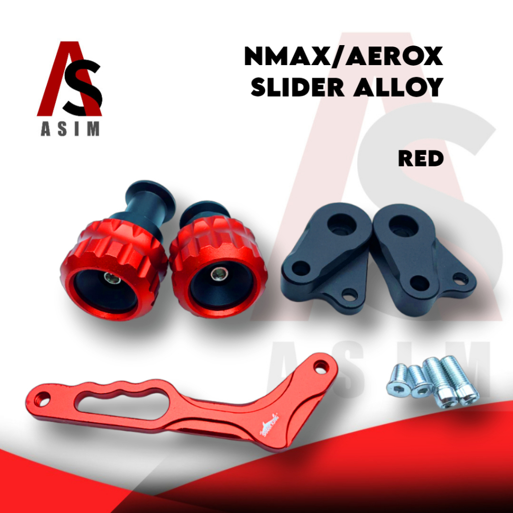 ASIM MOTORCYCLE ELITE SLIDER AXCLE CAP FOR NMAX/AEROX/PCX150/ADV FULL ...