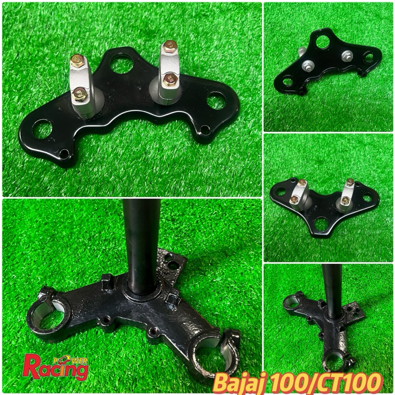 motorcycle t post or handle crown butterfly ct100 bajaj 100 | Shopee ...