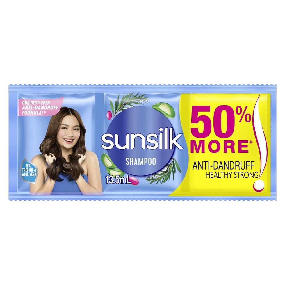 Sunsilk Shampoo Anti-dandruff Healthy & Strong 13.5Ml 12s | Shopee ...