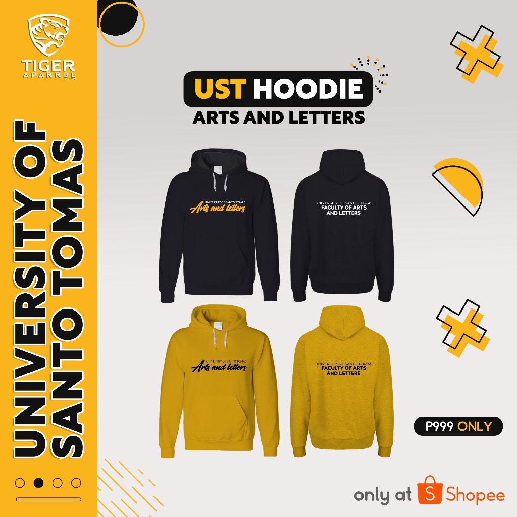 UST College Hoodie: Faculty of Arts and Letters | Shopee Philippines