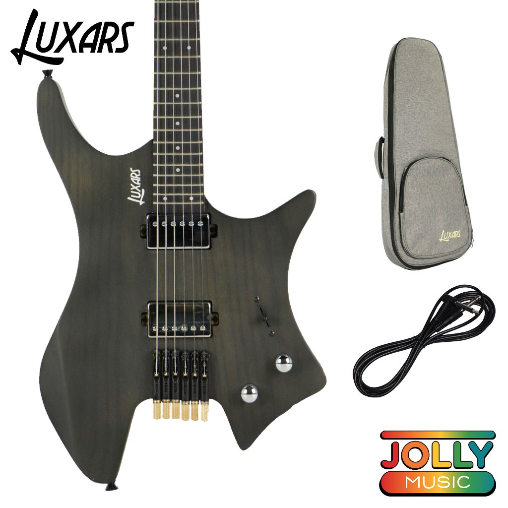 Luxars S-G62 Headless Electric Guitar with Basswood Body and Rosewood ...