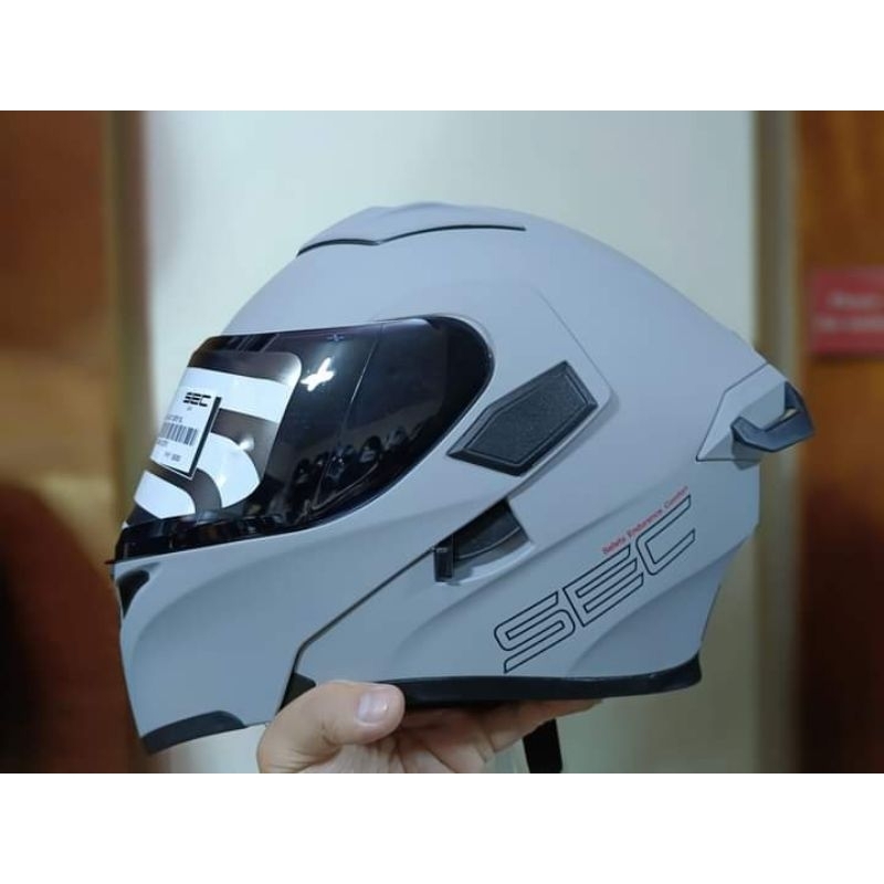 SEC Whirlwind Modular dual Visor helmet Free lens | Shopee Philippines