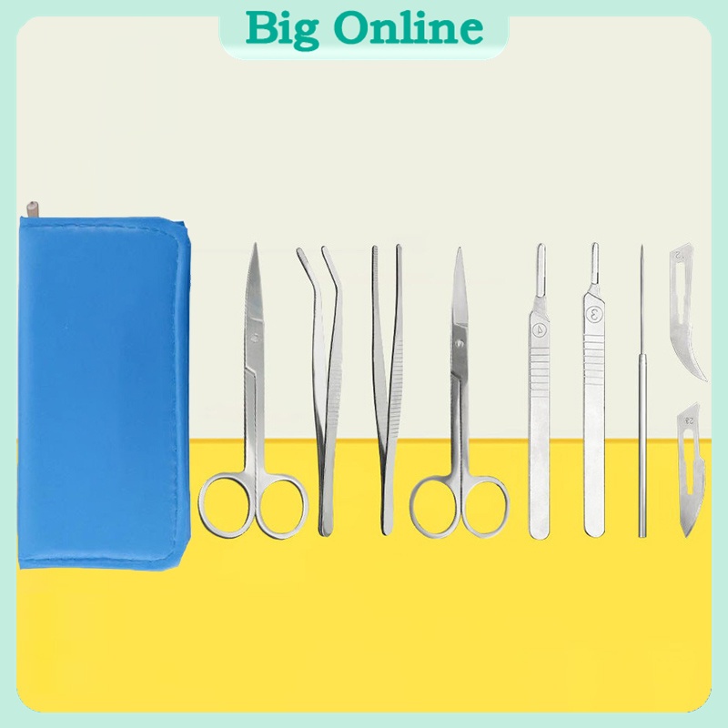 7pcs/set Dissecting Animal Dissection Kit Stainless Steel Biology Lab ...