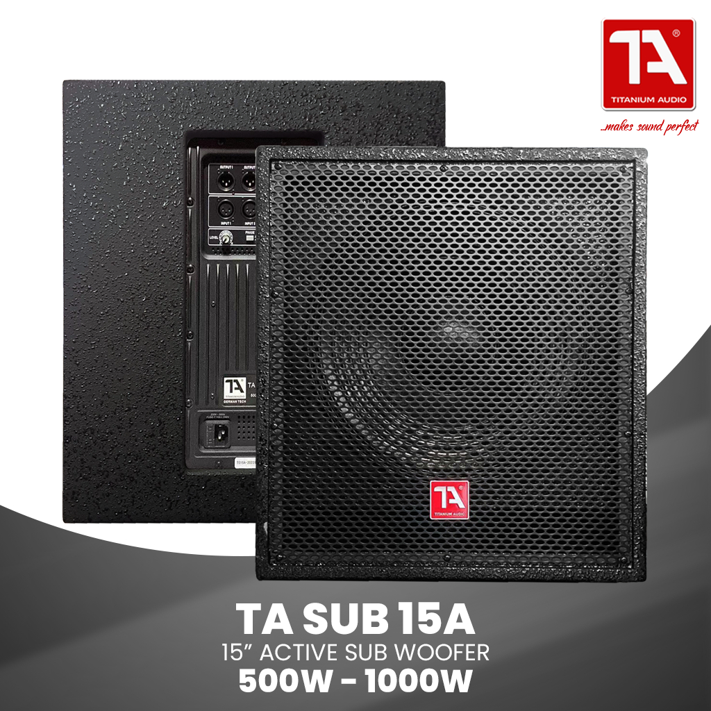 Titanium Audio ACTIVE SUBWOOFER /Titanium Audio SUB 15A 500-1000W/TA ...