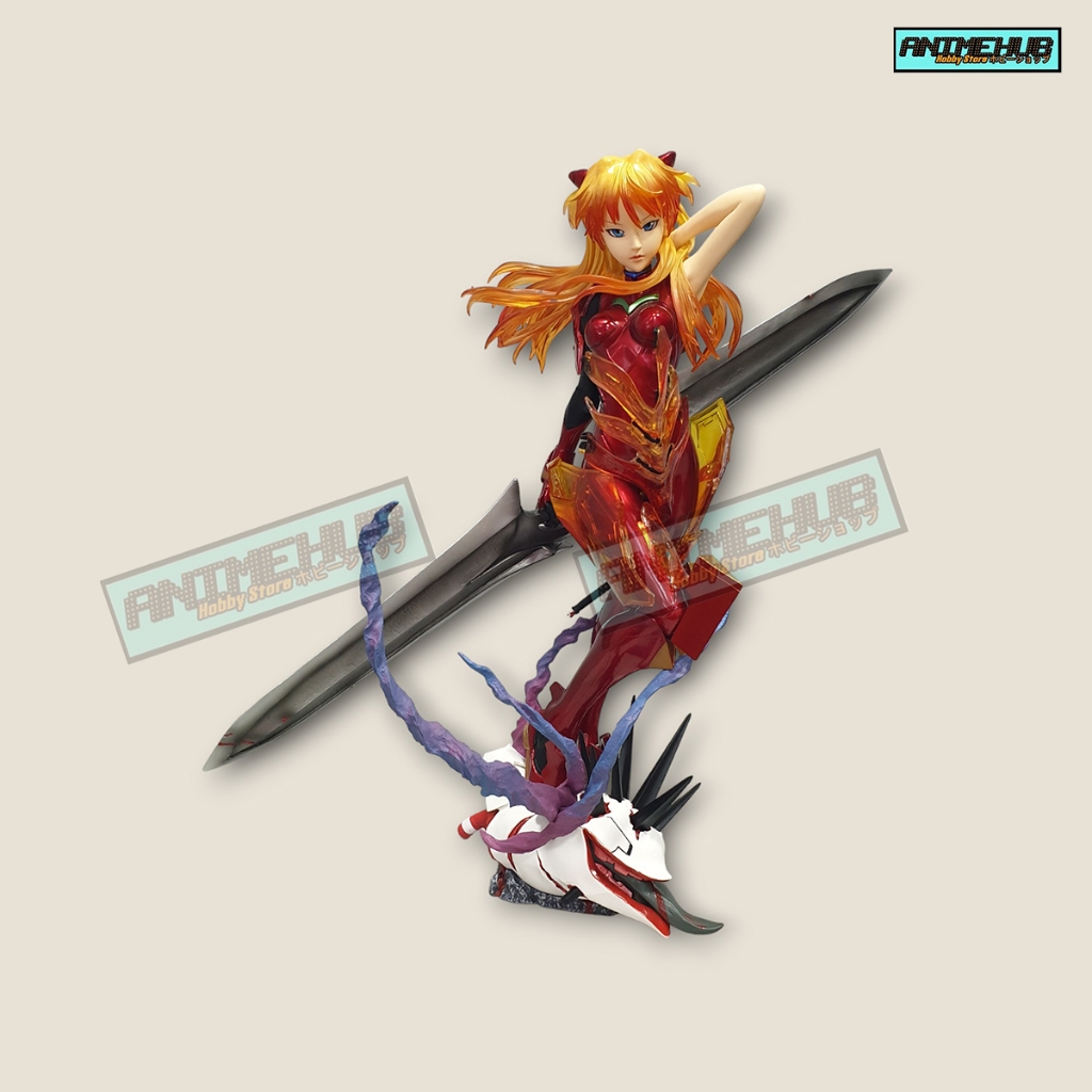 Evangelion 1/4 Asuka Langley PVC Statue GK Knock Off | Shopee Philippines