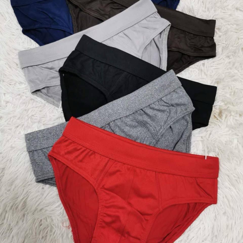 12 PCS Brief Plain High Quality for men’s | Shopee Philippines