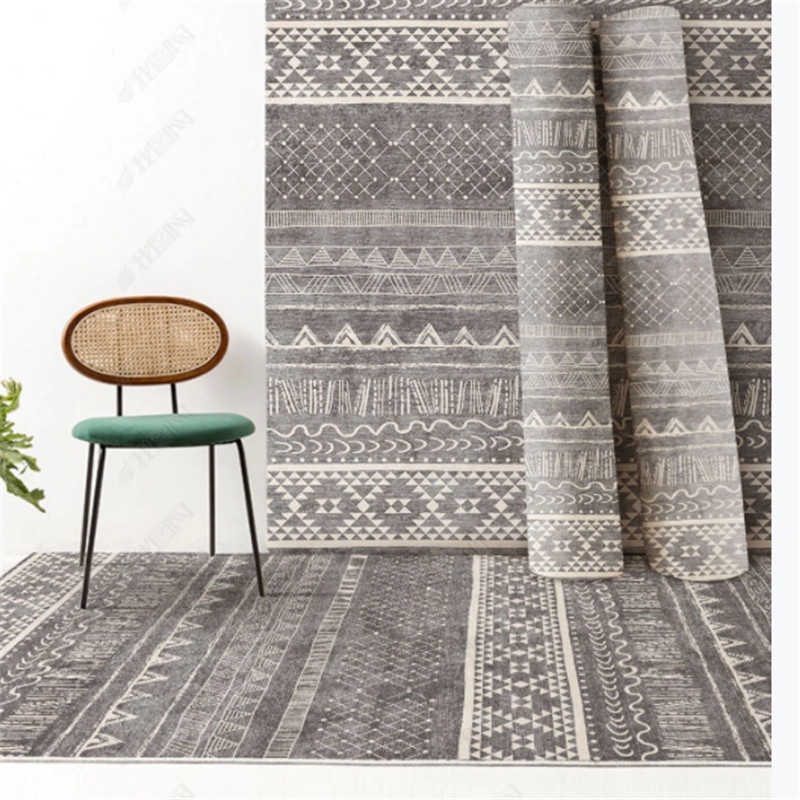 Carpets Big Size 3D Geometric Bed Lounge Decoration Printed Carpet Home ...
