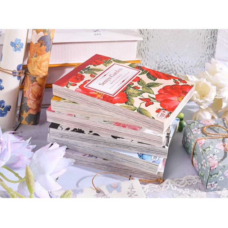 Senyu Garden Mocard Book of Plants Broken Flower series background ...