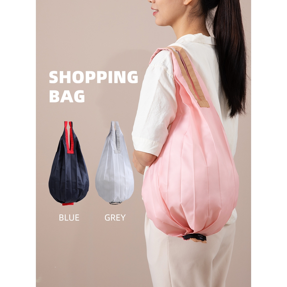 Minimalist Bag Drop Shape Folding Shopping Bag Eco-friendly Bag ...