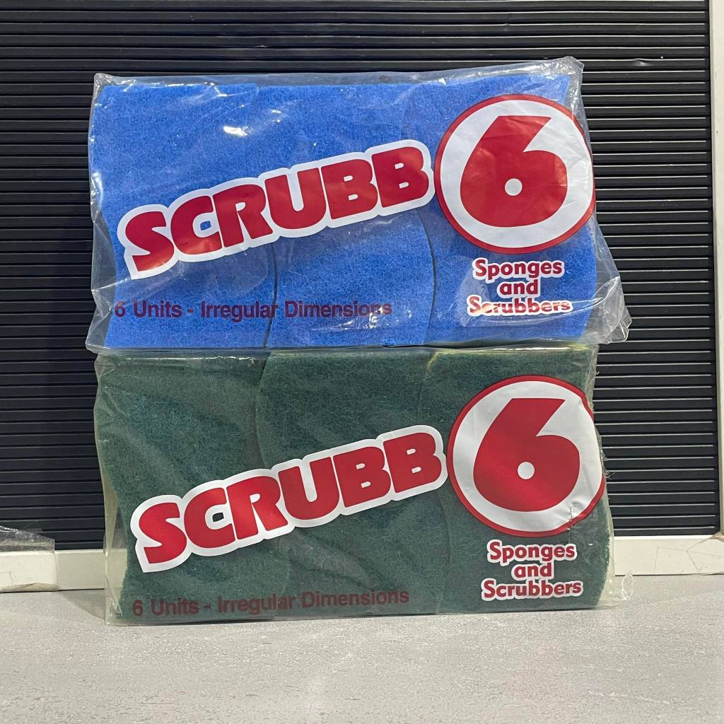 Scrubb Sponges and scrubbers-6 units | Shopee Philippines