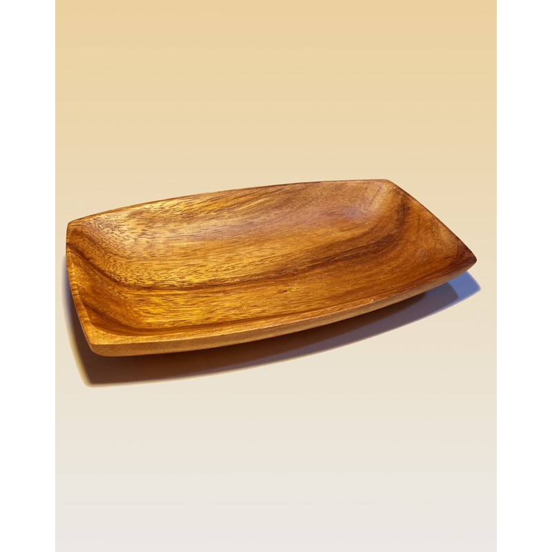 Acacia Wooden Rectangular Plate (4.5x8inches) | Shopee Philippines