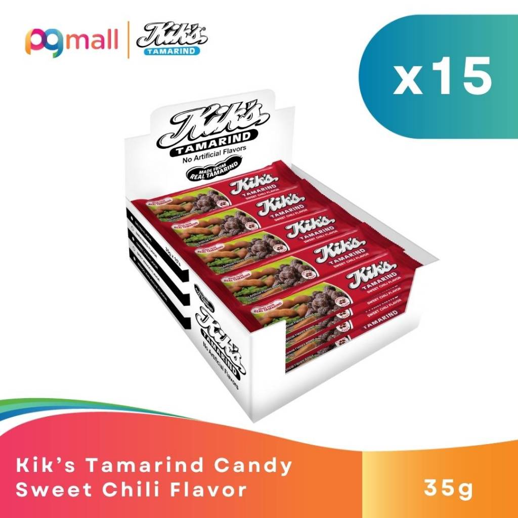 Kik's Tamarind Candy Sweet Chili Flavor 35g x 15 - FG001644 EXPIRY: OCT ...