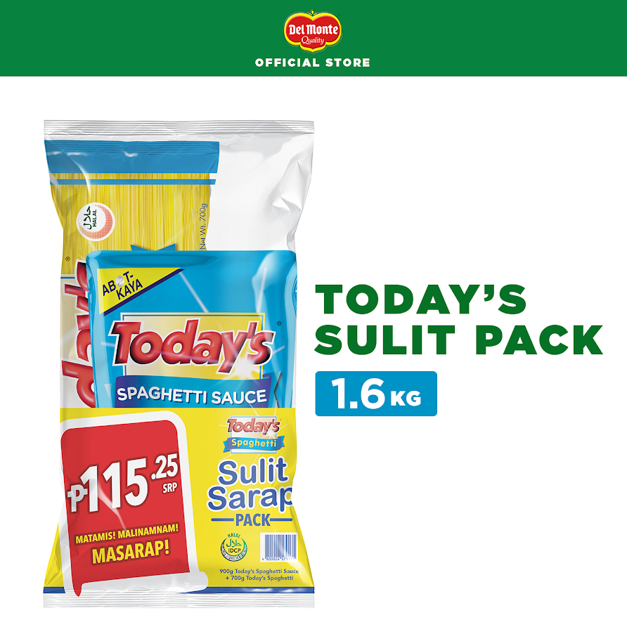 Del Monte Today's Sulit Pack (Spaghetti Sauce And Pasta) | Shopee Philippines