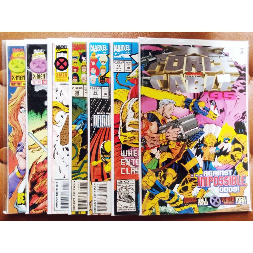 X-Force 12-61, X-Force Annual 1995 X-Force and Cable Marvel Comic Books ...