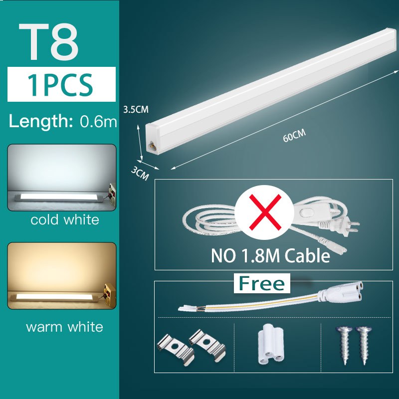 T5 Led Tube Light 220V 30CM Led Bar Tube Kicthen Cabinet Lights Table ...