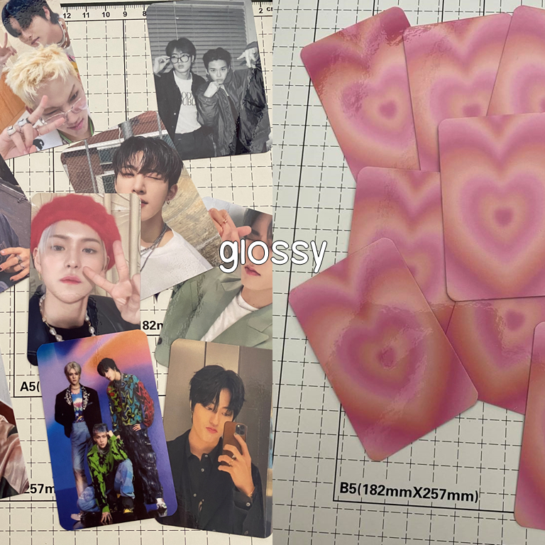 Customized Photocard/Coscard Printing (10 pcs per set) 300 gsm | Shopee ...