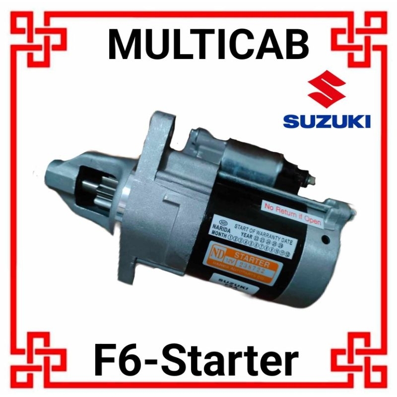 Suzuki Multicab F6A Starter Assy 8Teeth | Shopee Philippines