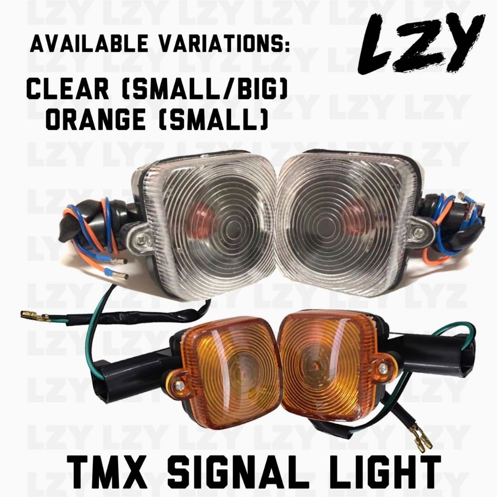 LZY 1Pair TMX Signal light Motorcycle Turn Signal (Orange/Clear ...