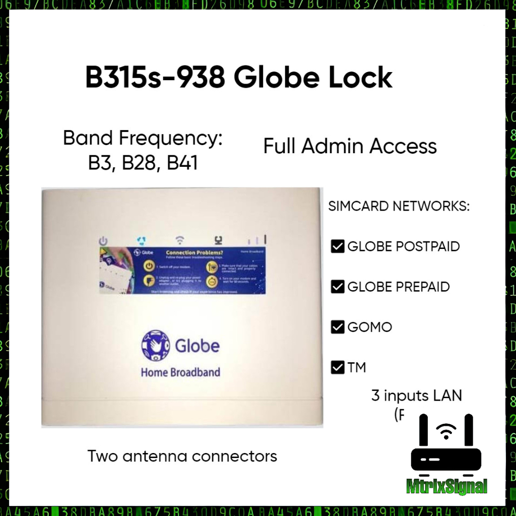 B315s 938 Prepaid Modem With Full Admin Access | Shopee Philippines