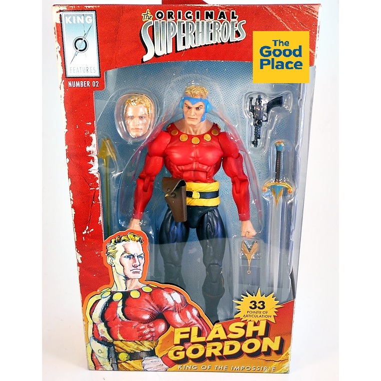 NECA King Features Original Superheroes Flash Gordon Figure 7 inch with ...