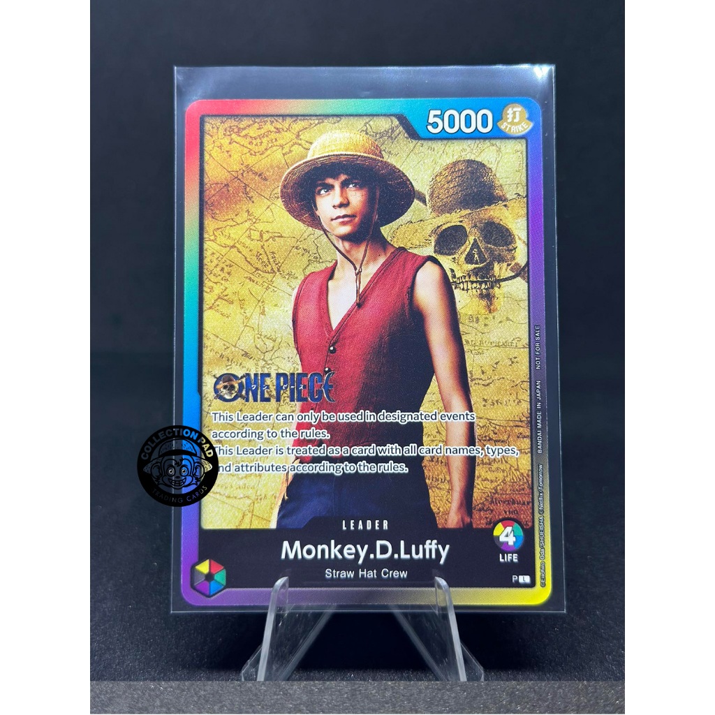 English One Piece Card Game - PL Rainbow Luffy - PROMO - Rainbow Leader Monkey D Luffy | Shopee ...