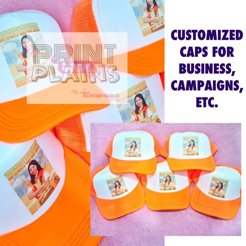 LOGO-BUSINESS-CAMPAIGN ELECTION PERSONALIZED CUSTOMIZED TRUCKER MESH ...