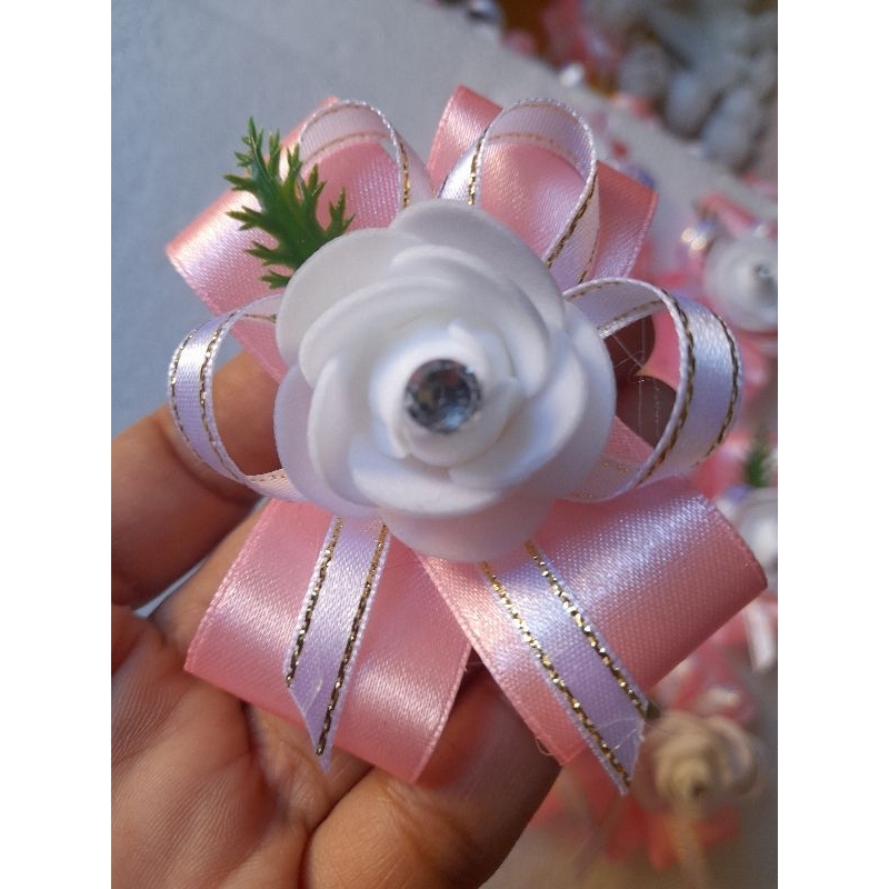 Chest Corsage with pin for all occasions/ ninang ninong graduation ...