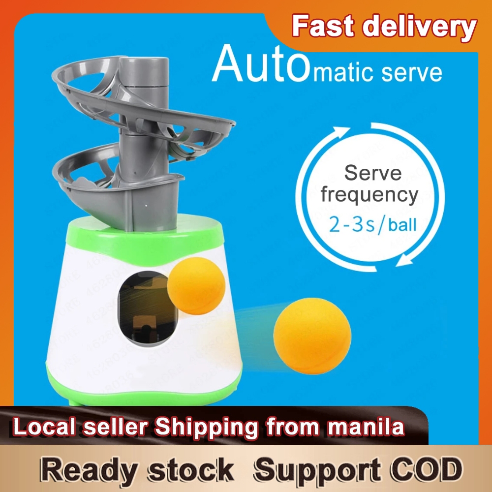 Automatic Table tennis trainer machine Recycle Loop Serve Ping Pong ...