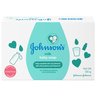 Johnson's Baby Milk Soap 120g: kids bath soap, baby bath soap, baby ...