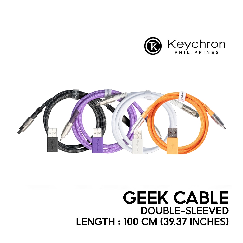 Keychron Double-Sleeved Geek Cable | Shopee Philippines