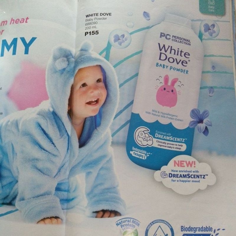 Personal Collection White Dove Baby Powder 200g | Shopee Philippines