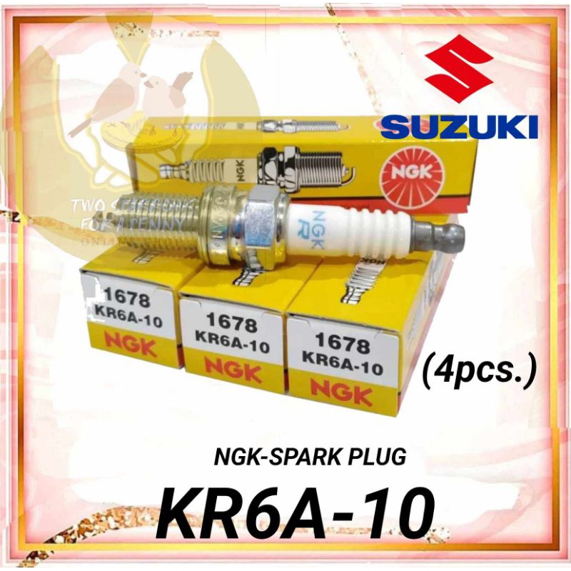 NGK Spark Plug KR6A10 for Suzuki Ertiga, New Suzuki Carry, XL7 | Shopee ...