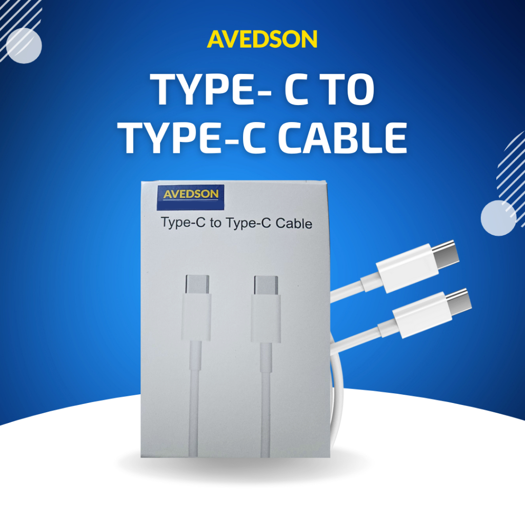 TYPE- C TO TYPE-C CABLE 1 Meter Cable | Shopee Philippines