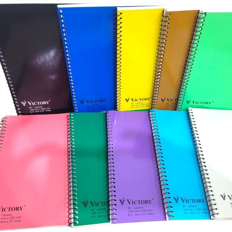[1 PC] Victory Notebook with Yarn | Spiral Notebooks Stationery School ...