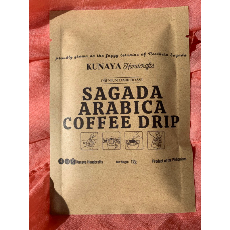 Sagada Arabica Coffee Drip Solo Pouch | Kunaya Coffee Farm | Shopee ...