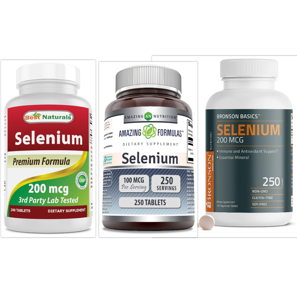 250 Tablets Selenium 100/200 mcg Mineral Supplement | Shopee Philippines