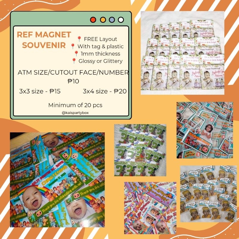 ATM SIZE REF MAGNET SOUVENIR | Shopee Philippines