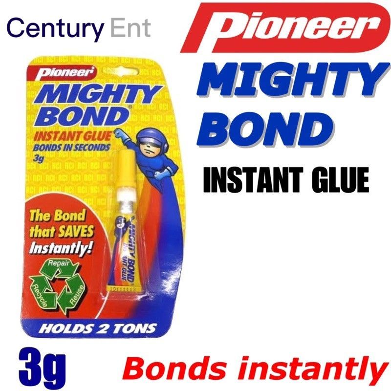 PIONEER Mighty Bond | Instant Glue | For Rubber Metal Ceramic Leather ...