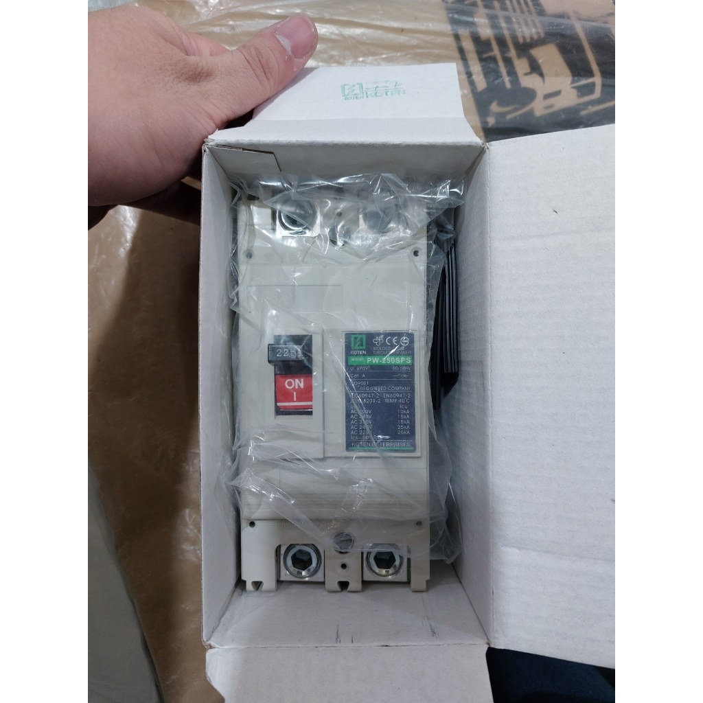 Koten TQD 125 / 150 / 175 or 225 Ampere 2pole Circuit Breaker Seperately | Shopee Philippines