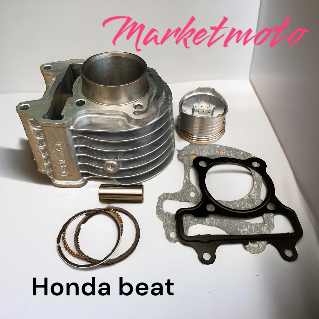 HONDA BEAT CYLINDER BLOCK WITH PISTON SET | Shopee Philippines