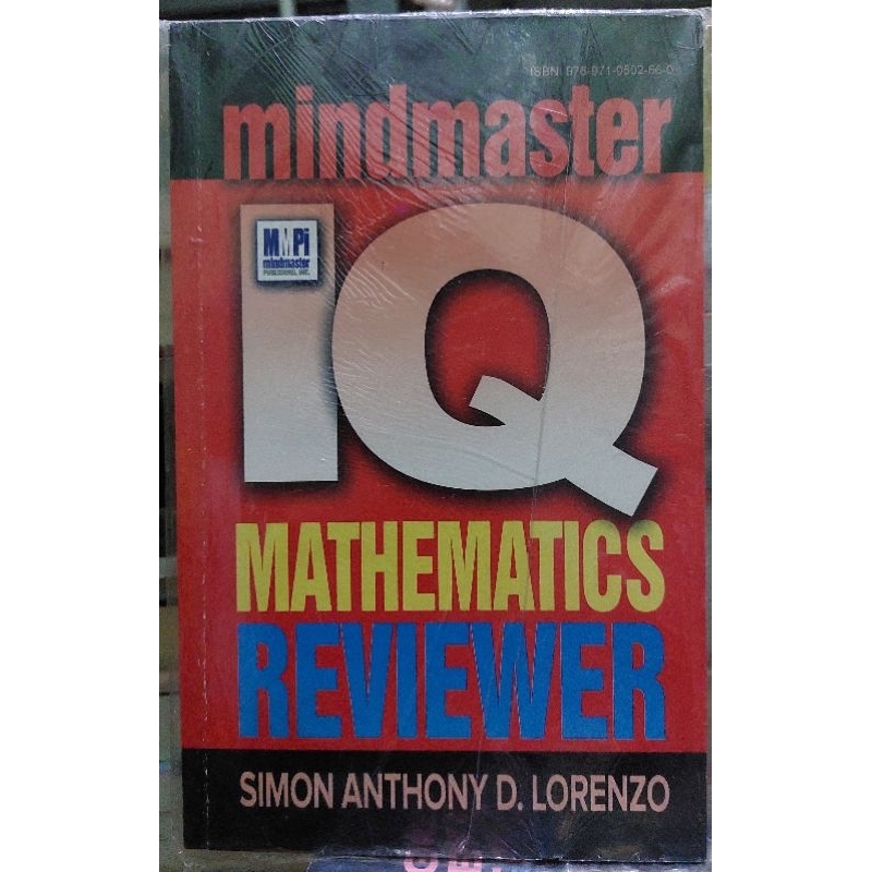 Mindmaster IQ Mathematics Reviewer | Shopee Philippines