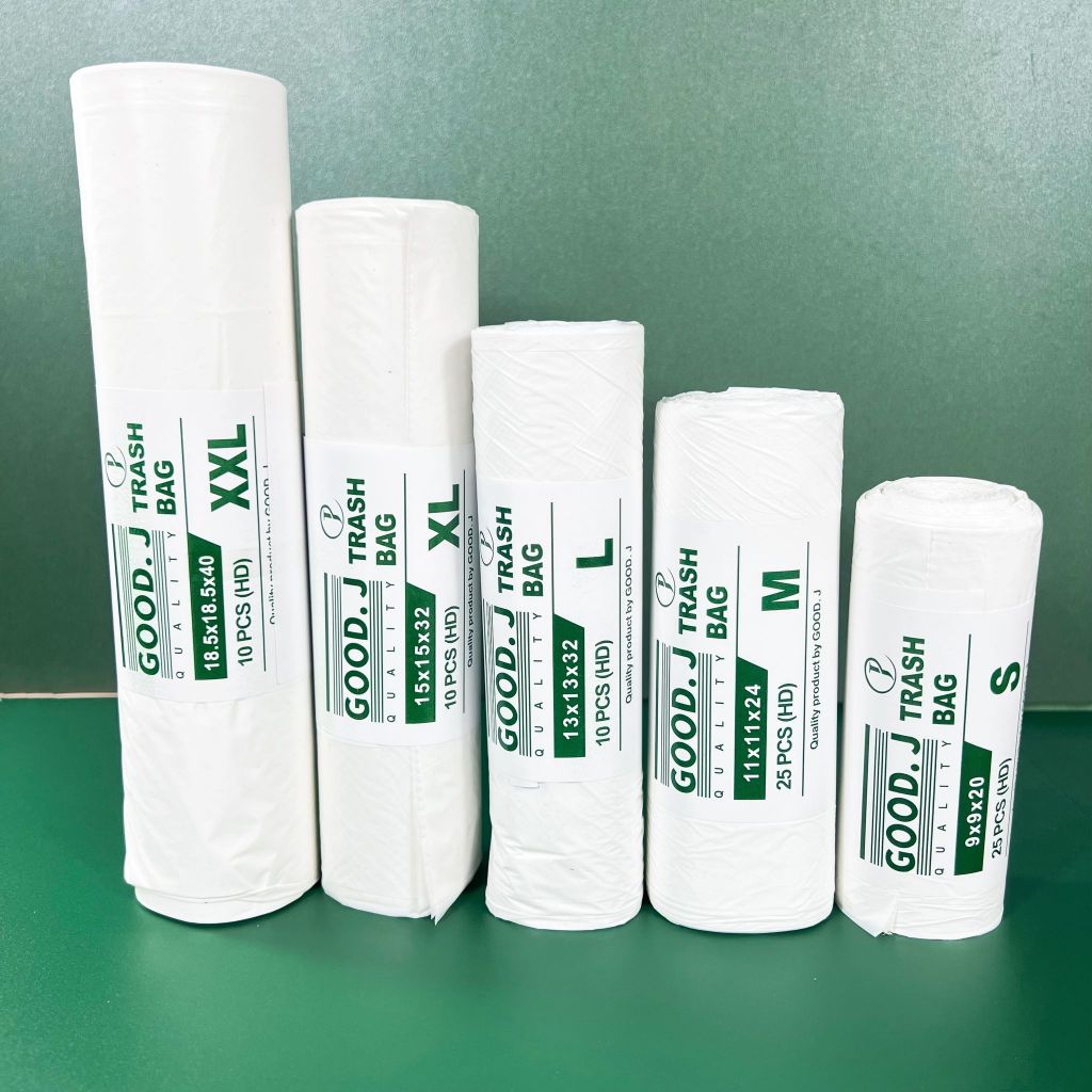 High Quality Garbage Bag Black & White Garbage Bag Trash Bag Per Roll ...