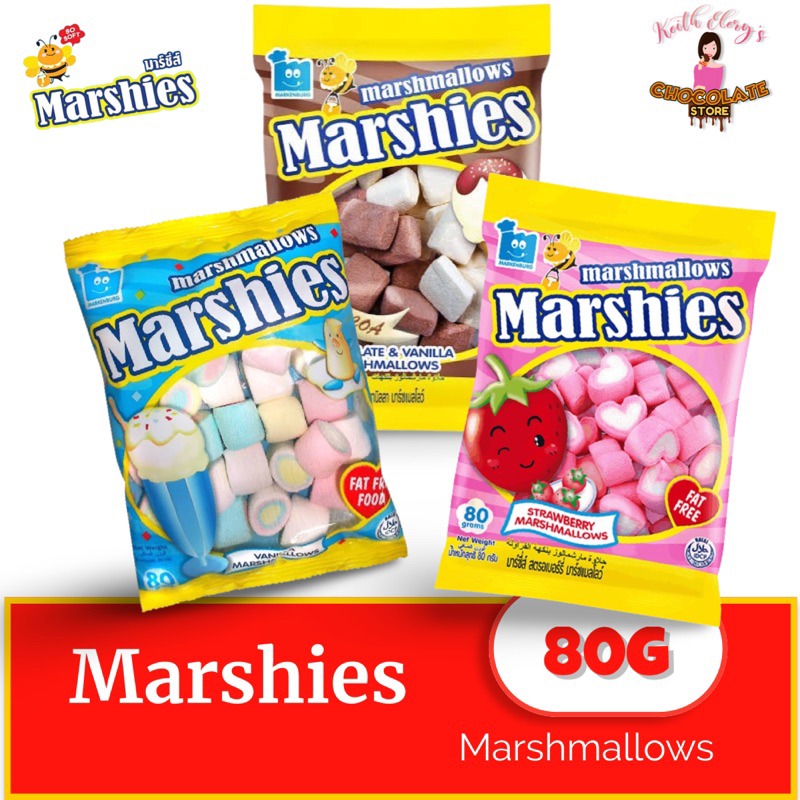 Marshies Premium Marshmallow (80g) Soft and Fluffy | Shopee Philippines
