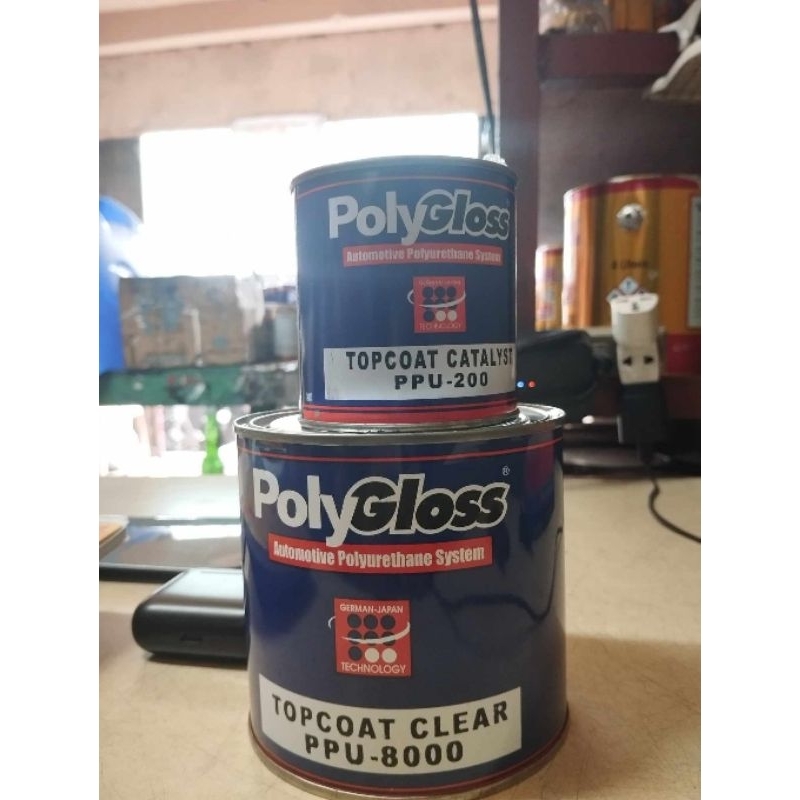 Polygloss Topcoat Clear (PPU-8000) w/ Catalyst 1 Liter | Shopee Philippines