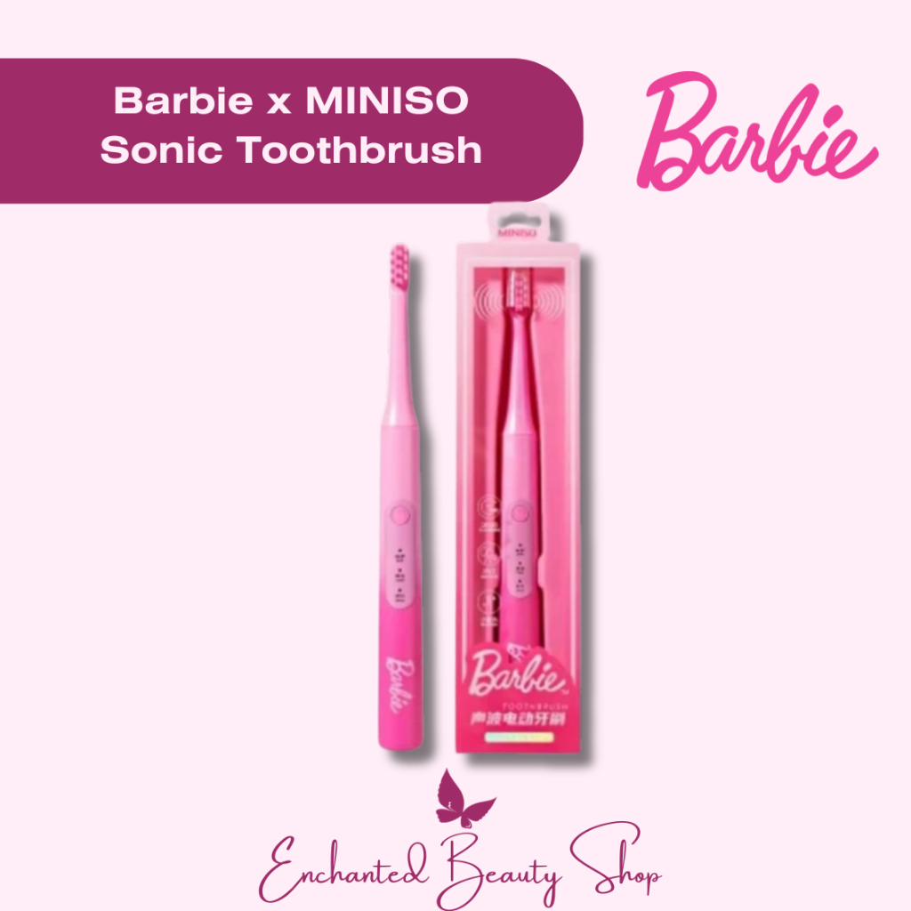 Barbie x MINISO Sonic Electric Toothbrush | Shopee Philippines