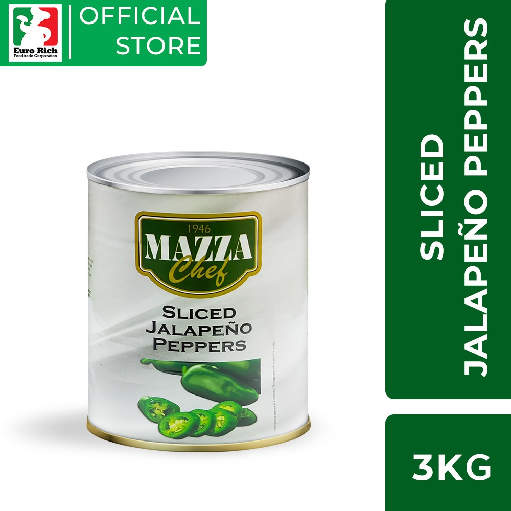 Mazza Green Sliced Jalapeno Peppers 3kg | Shopee Philippines