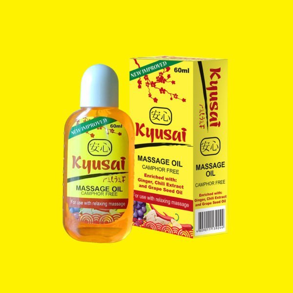 Kyusai Massage Oil (Camphor Free) | Shopee Philippines